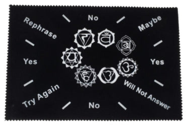 7 Chakra Velvet Pendulum Mat – Body, Mind & Soul Integrative Therapies ...