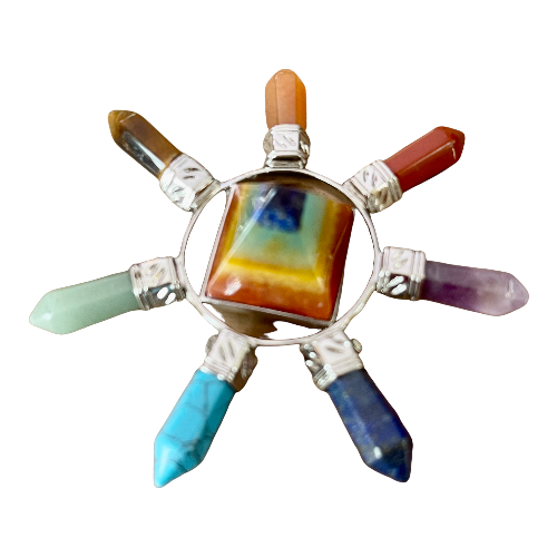 Chakra 7 Point Energy Generator with Chakra Pyramid – Reiki Shoppe